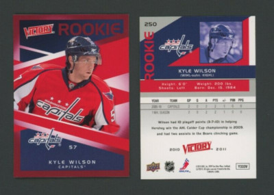 2010-11 Upper Deck Victory Red Kyle Wilson #250 Rookie RC MINT | eBay