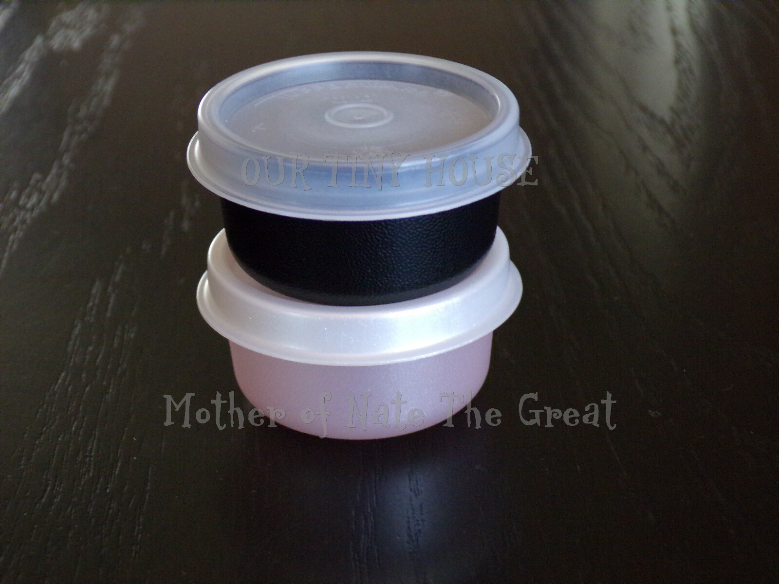 New Tupperware Mini Bowl Smidgets Pill Box Smidget 1463 Pearlescent ...