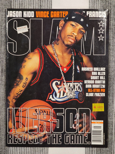 SLAM Magazine #42 May 2000 RARE Allen Iverson WITH Poster No Label NBA ...