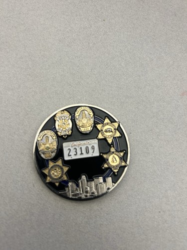 LAPD Street Racing Task Force Challenge Coin | eBay
