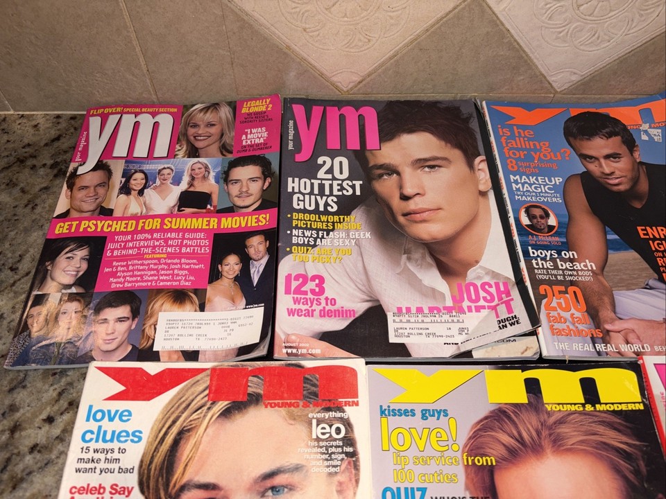 Vintage YM 1998-03 Young And Modern Magazine Lot Of 7 | eBay