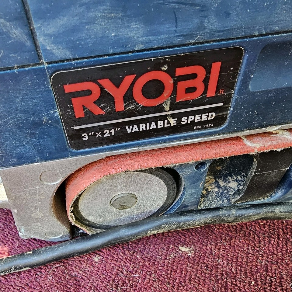 Ryobi BE-321 Type 2 Variable Speed Belt Sander | Belt Size 3" x 21" | eBay