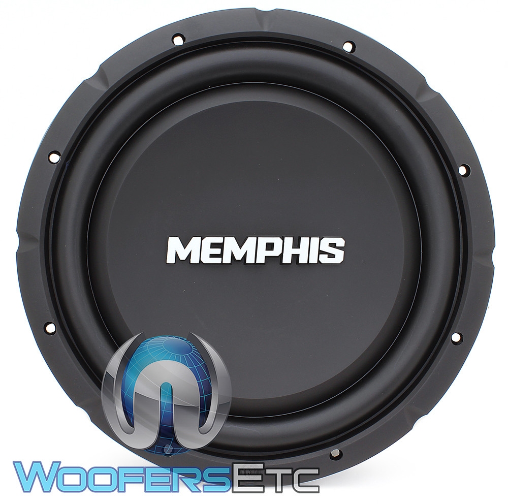 MEMPHIS SRXS1244 12" SUB 500W DUAL 4-OHM SHALLOW THIN SUBWOOFER BASS ...