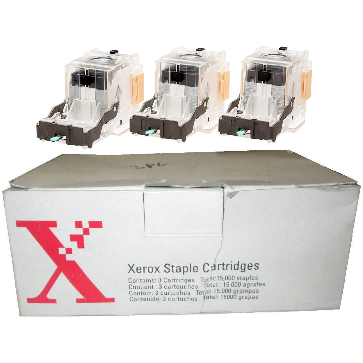 5 GENUINE XEROX STAPLE CARTRIDGES FOR WORK CENTRE COPIERS - 108R00493 ...