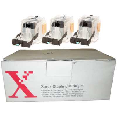 5 GENUINE XEROX STAPLE CARTRIDGES FOR WORK CENTRE COPIERS - 108R00493 ...