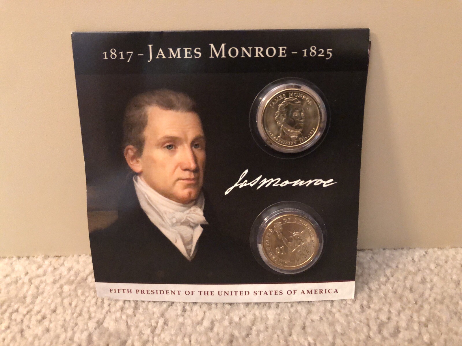 Presidential Collection-Coins of America-JAMES MONROE-2 COIN SET. | eBay