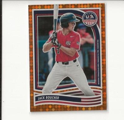 Jack Boucher 2024 USA Stars & Stripes Orange 42/75 No. 139 | eBay