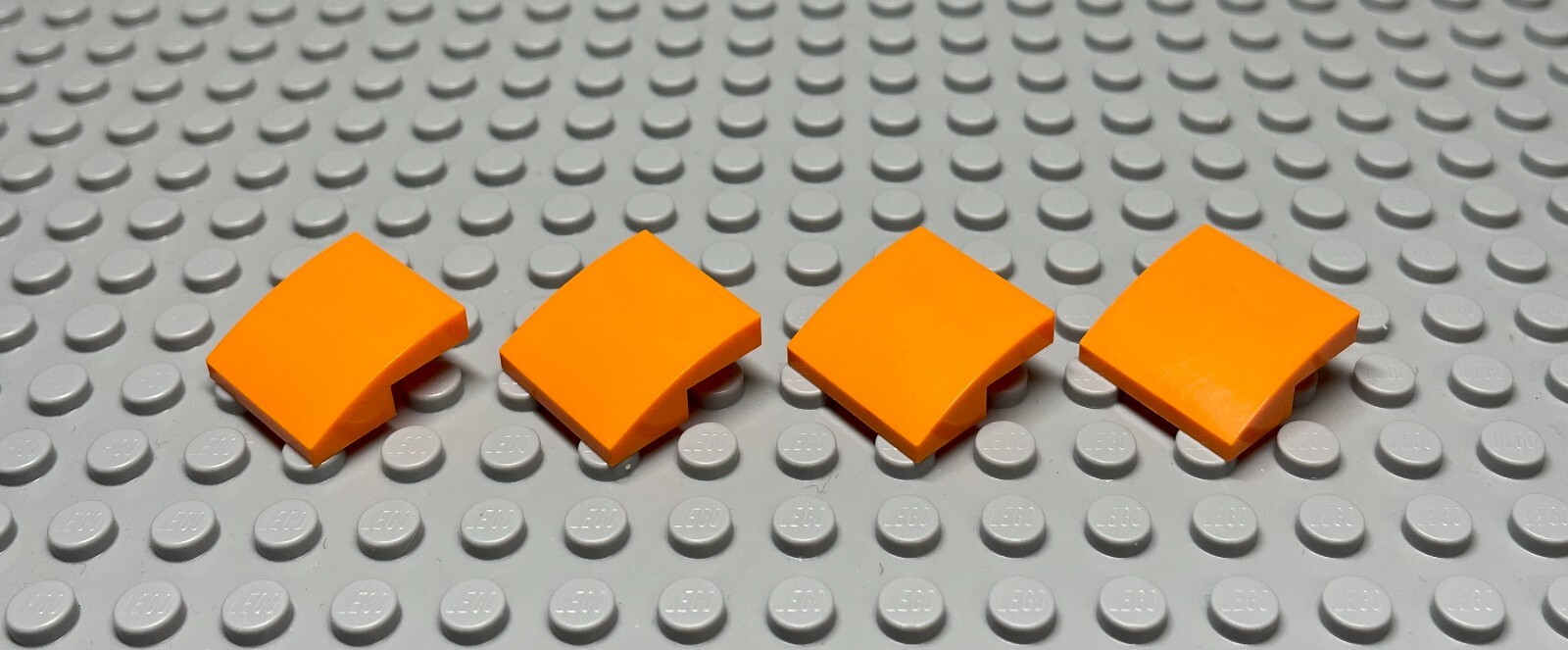 Lego Curved Slope 2x2x2/3 Part 15068 Orange Qty. 4 | eBay