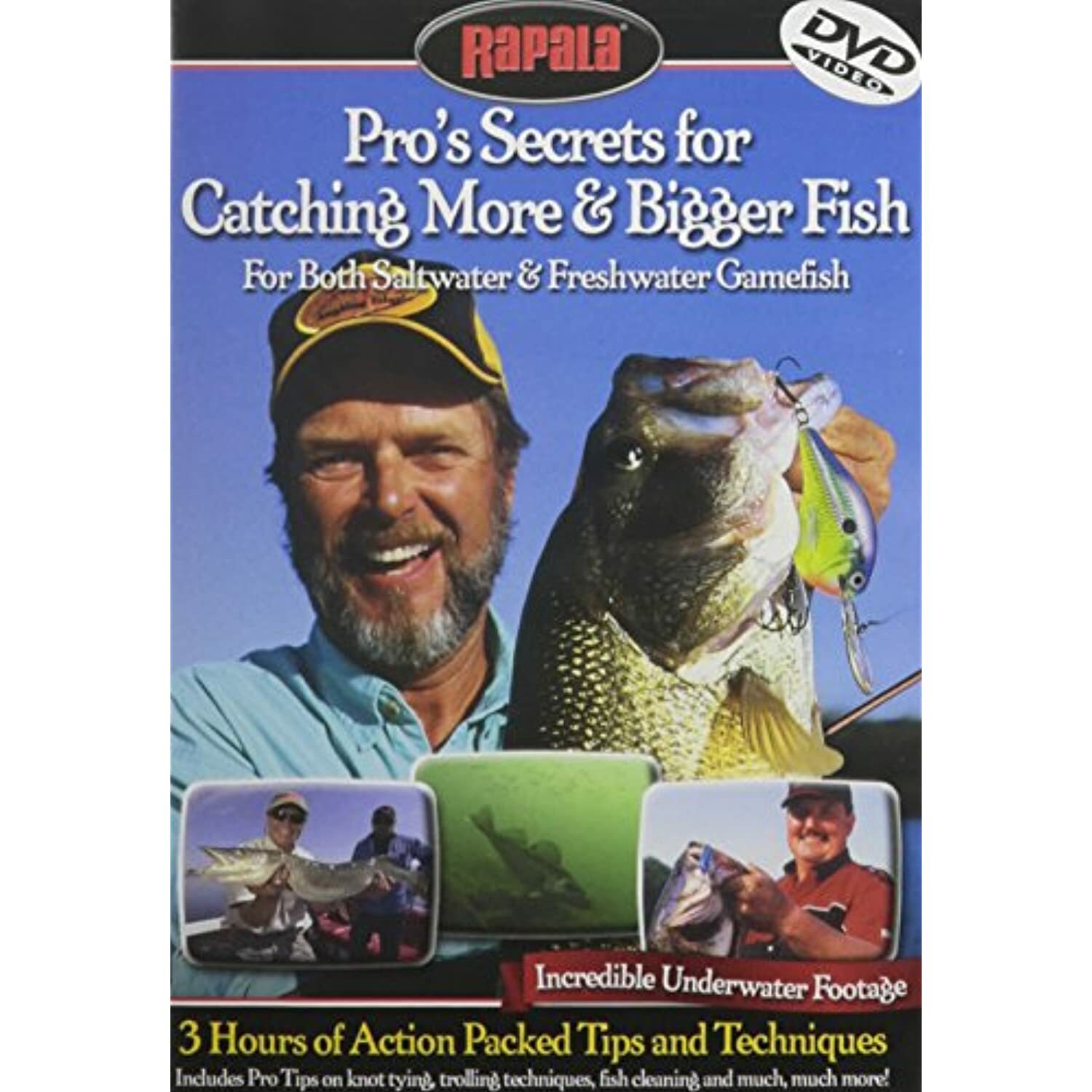 Rapala Pros Secrets for Catching More and Bigger Fish (DVD, 2003) for ...
