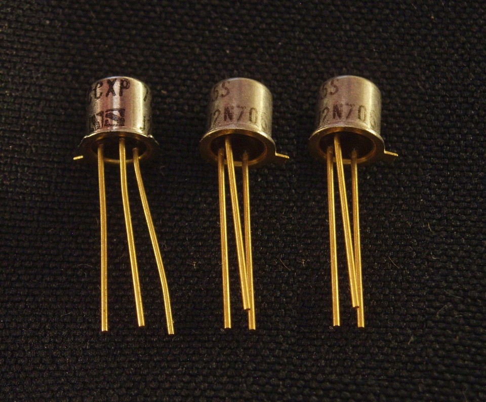 Vintage Gold Plated Transistors, See List, Most Mil-Spec, 100% ...