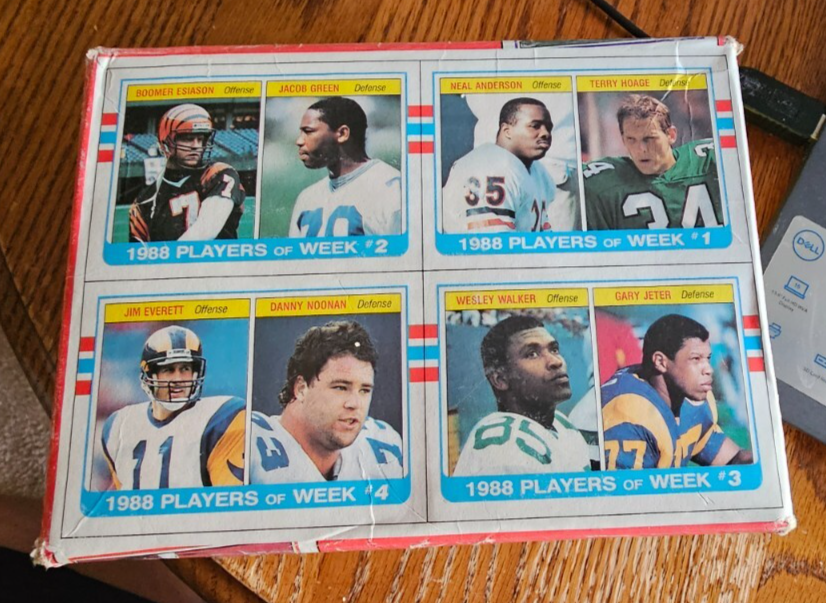 1989 TOPPS FOOTBALL WAX BOX - 36 SEALED PACKS IN A SHARP BOX | eBay