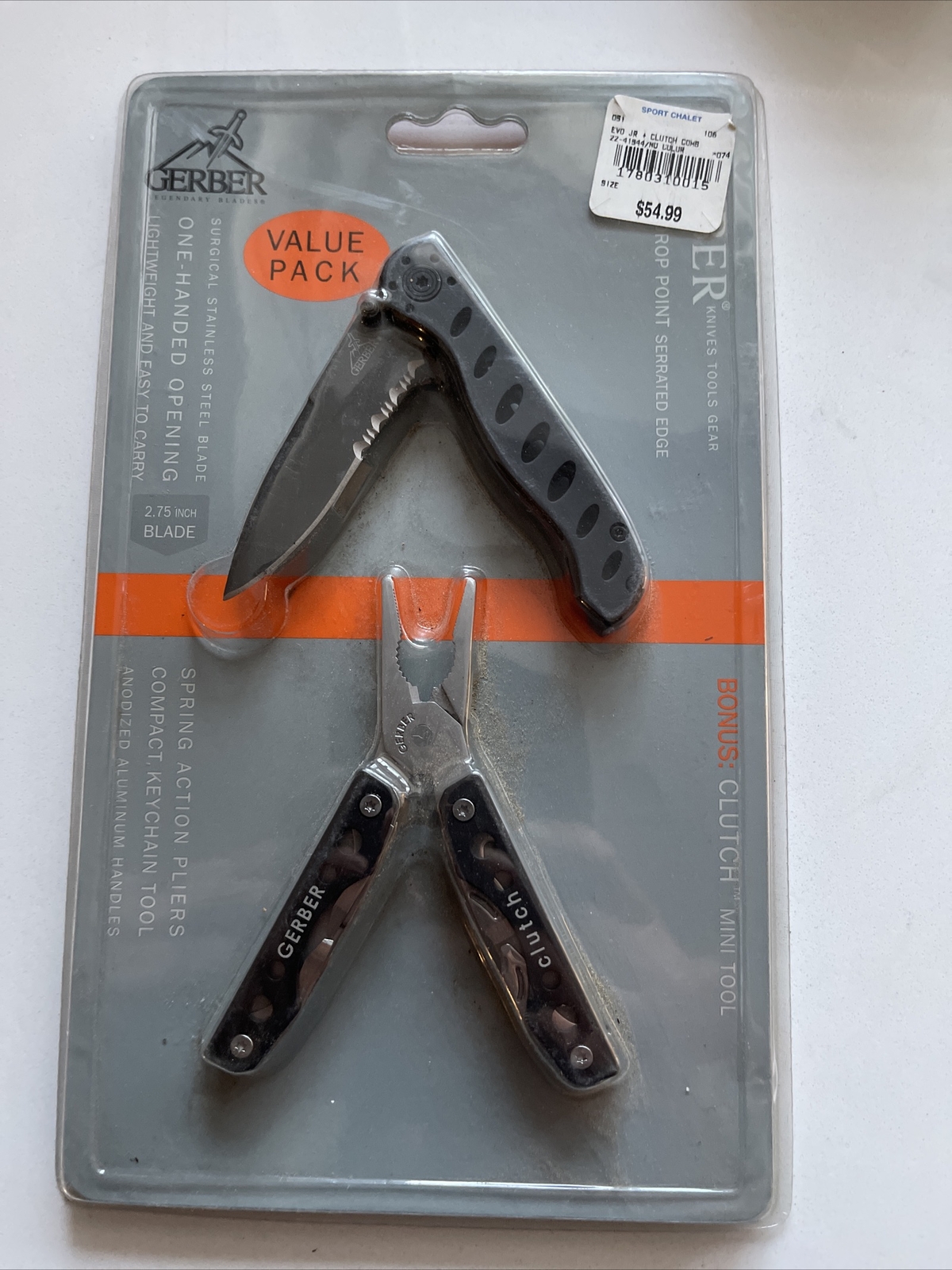 Gerber EVO Jr. Knife Blade and Clutch Multitool Value Pack for sale ...