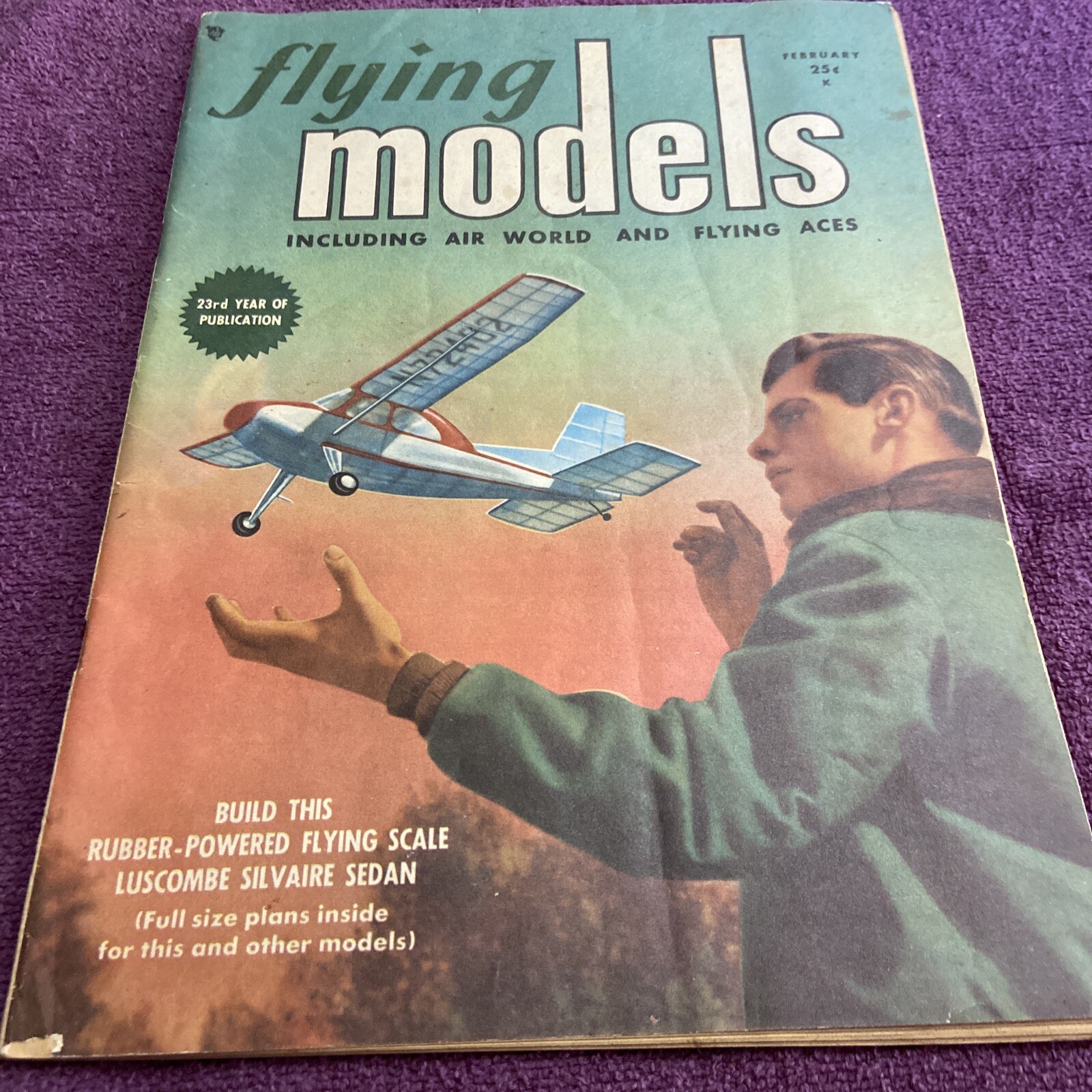 FLYING MODELS MAGAZINE~ February 1949 | eBay
