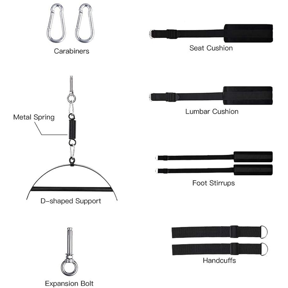 Sex Swing Toy BDSM Bondage 360° Spinning Door Ceiling Swing Sex Toy For ...