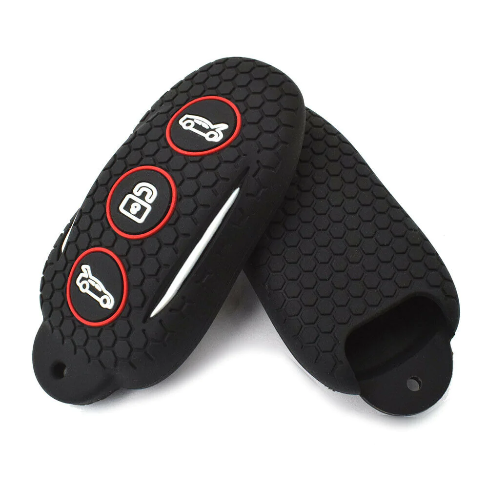 Tesla Model S, 3, X, Y Silicone Key Fob Case Cover, Rugged Black | eBay