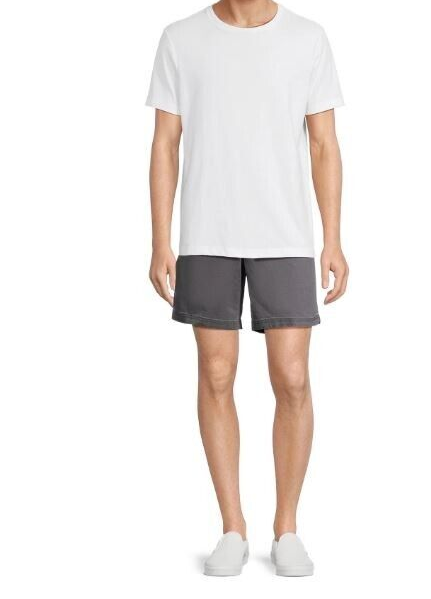 George Men's & Big Men's Twill Pull On Shorts Drawstring Waist 8 ...
