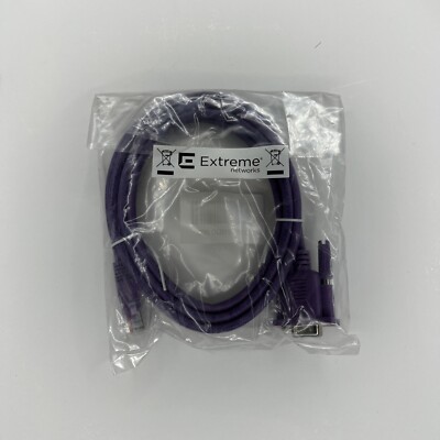 Extreme Networks Console Cable Adapter Cat 5E DB9 F Ethernet Network ...