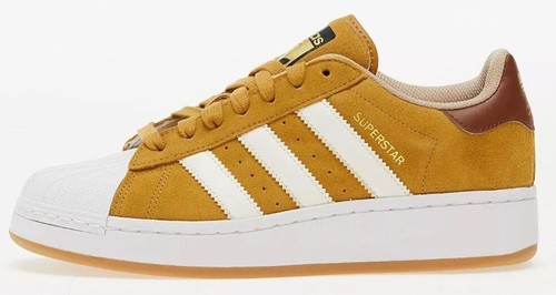 UK size 6.5 adidas ORIGINALS superstar shell toe XLG high sole trainers ...