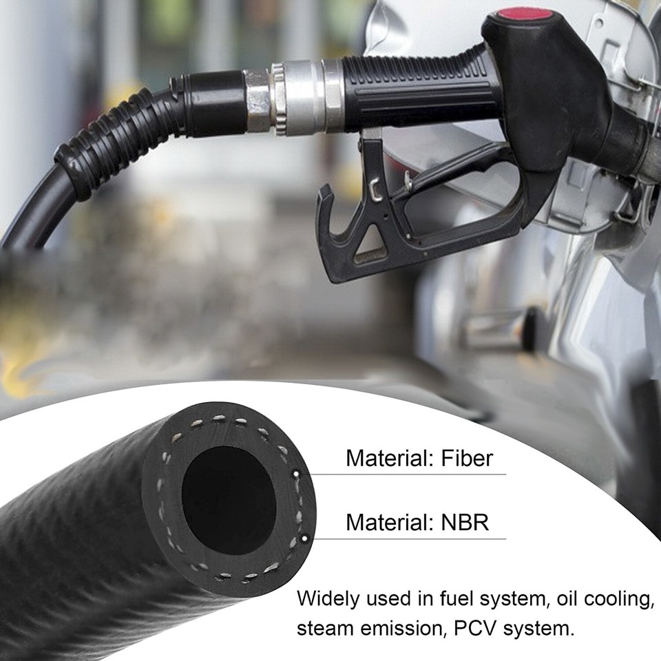 Nitrile Rubber (NBR) EFI Fuel Injection Line Hose Flexible braided Gas ...