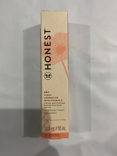 Honest Beauty Clean Corrective Tinted Moisturizer 30 Sonoran 1Fl oz Exp ...