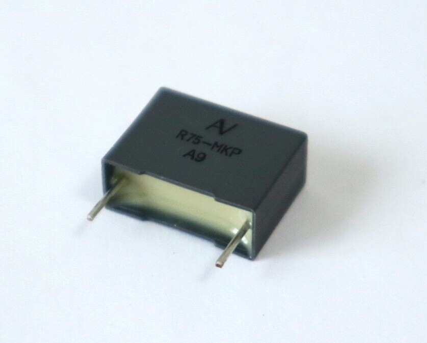 10 x Folienkondensatoren/ R75-MKP - 0,1 µF - 630 V - 10% - Radial - RM ...