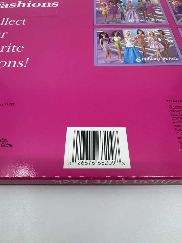 Barbie 6 Fashion Gift Pack 68209-82 Vintage NOS Barbie Outfit Set | eBay
