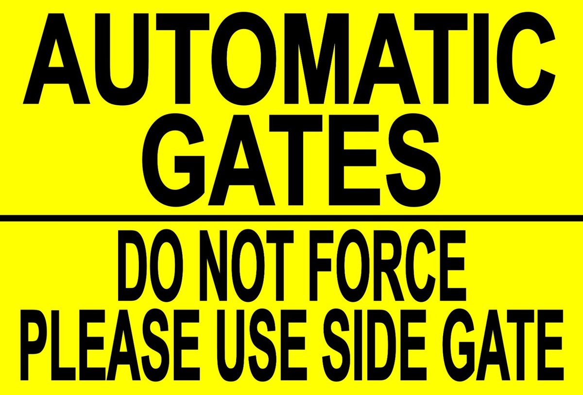 Please Use Side Gate Side Gates , Pictures