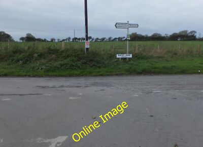 Photo 6x4 Junction on Back Lane Preesall Looking westward from Cemetery ...