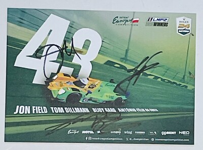 2025 Signed #43 Inter Europol Competition LMP2 Hero Card Oreca Rolex 24 ...