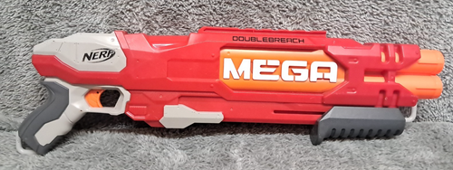 Nerf N-Strike Mega DoubleBreach Blaster Double-Barrel Toy Gun Shot Gun Soft Dart | eBay