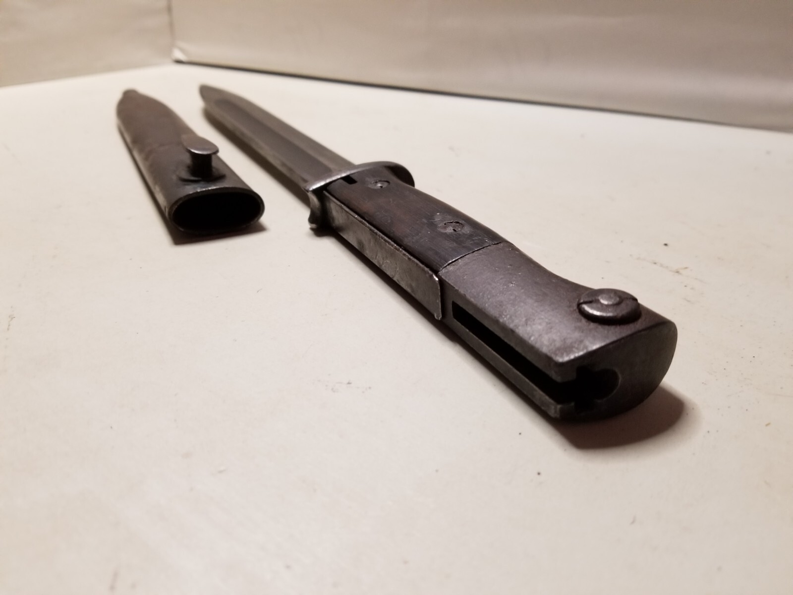 WWII German M84 K98 Mauser Bayonet w/Scabbard - 44pyy Matching #s | eBay