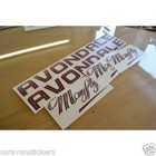 AVONDALE Mayfly Caravan Stickers Decals Graphics - SET OF | eBay