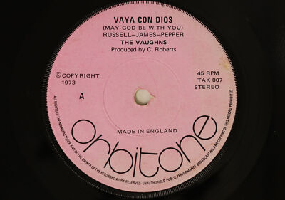 7" Vaughns, Bunny Reece Vaya Con Dios TAK007 ORBITONE UK Vinyl | eBay
