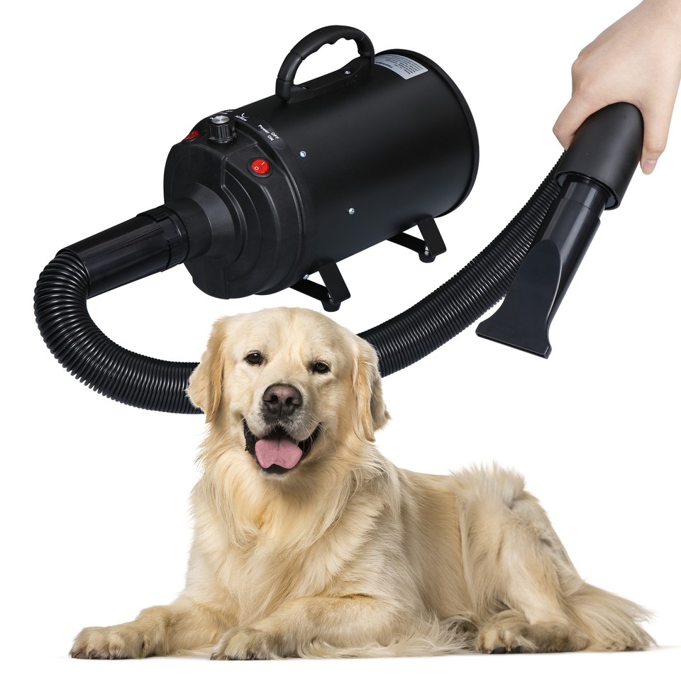 2400W Pet Grooming Quiet Hair Dryer Blow Blaster Blower 3.2HP For Dogs ...