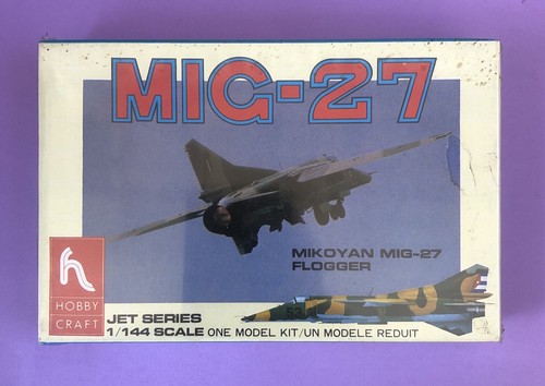 Vintage Hobbycraft Model Kit MIG-27 MIKOYAN FLOGGER 1:144 #HC 1113 ...
