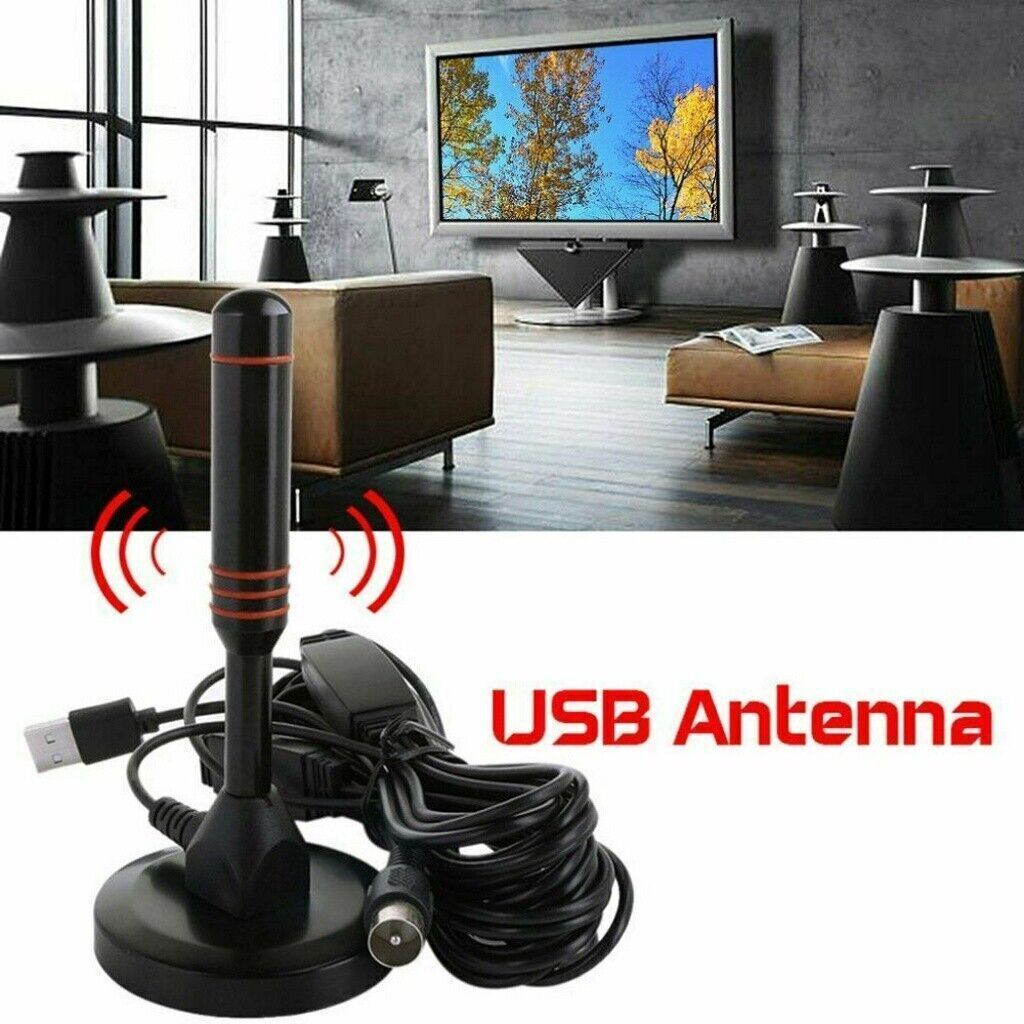 UK Best Portable TV Antenna Indoor Outdoor Digital HD Freeview Aerial ...