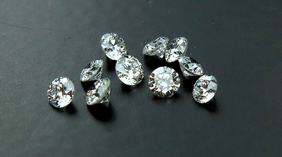 Natural Loose Diamond Round Shape G H White SI1 Clarity 1.10 MM 30 Pcs ...