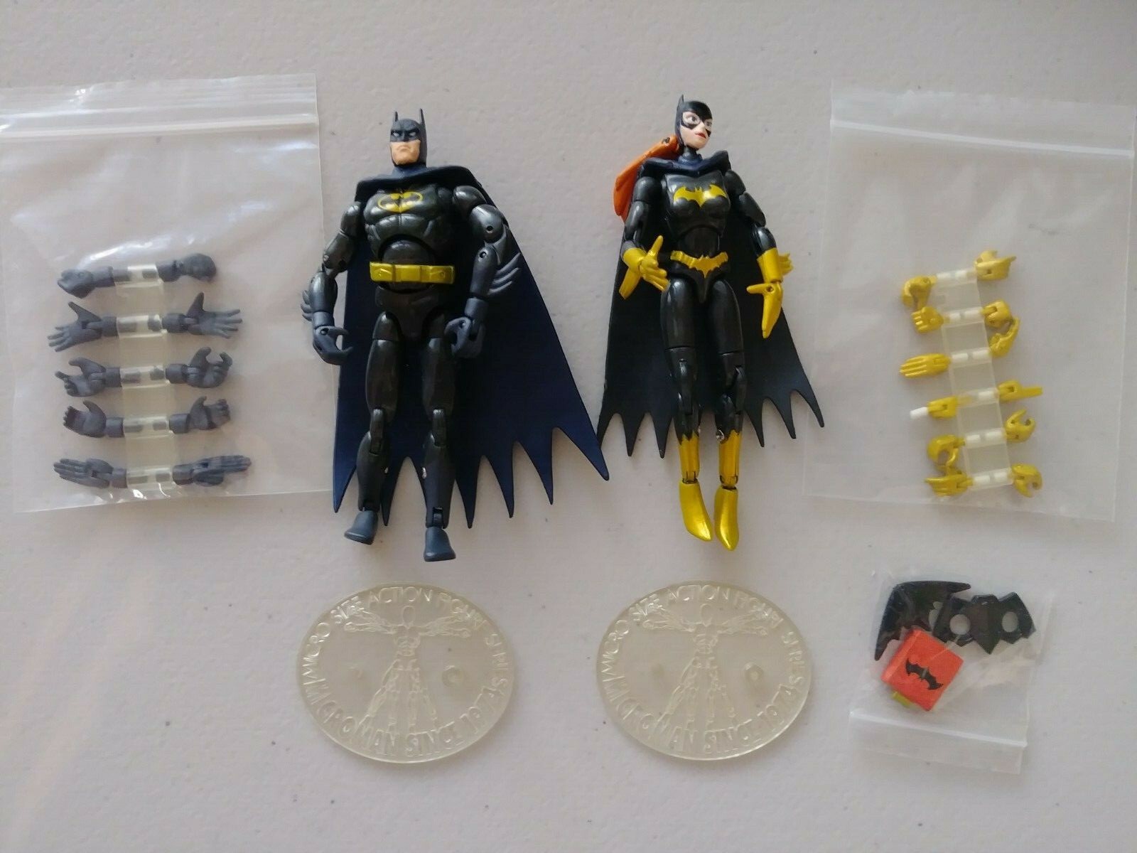 Microman Micro Action Series - Batman, Batgirl + Bonus Catwoman | eBay