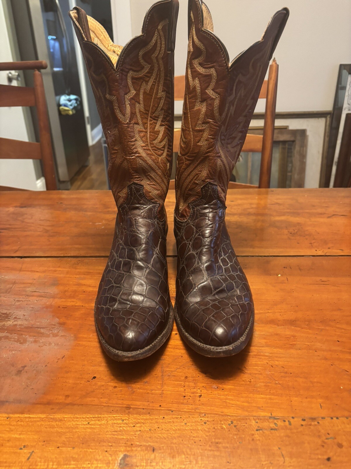 Justin boots Alligator 10.5 D - Gem