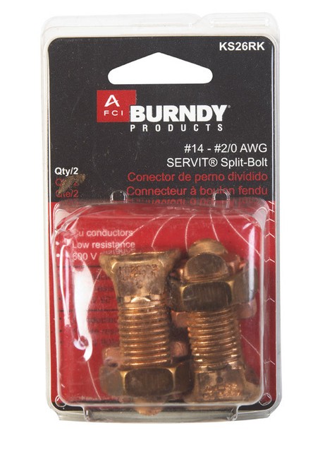 BURNDY KS26RK Copper Split Bolt 14-2/3 AWG for sale online | eBay