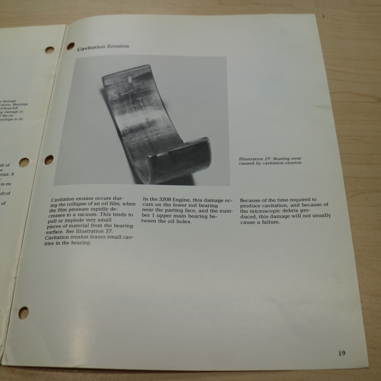 CAT Caterpillar 3208 Truck Engine Bearing Failure Analysis Manual ...