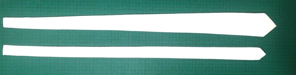 Neck tie lining / interlining / interfacing / canvas, for normal and ...