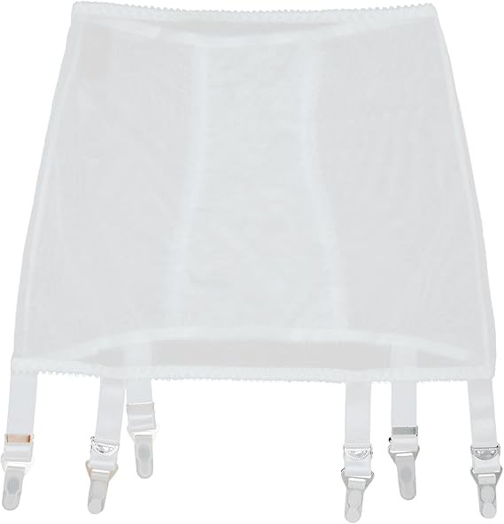 Women's Stretchy Lace Girdle Garter Suspender 6 Straps Clips Shaping ...