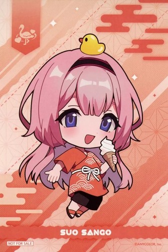 Postcard Shuo Coral Mini Character Virtual Youtuber Nijisanji ...