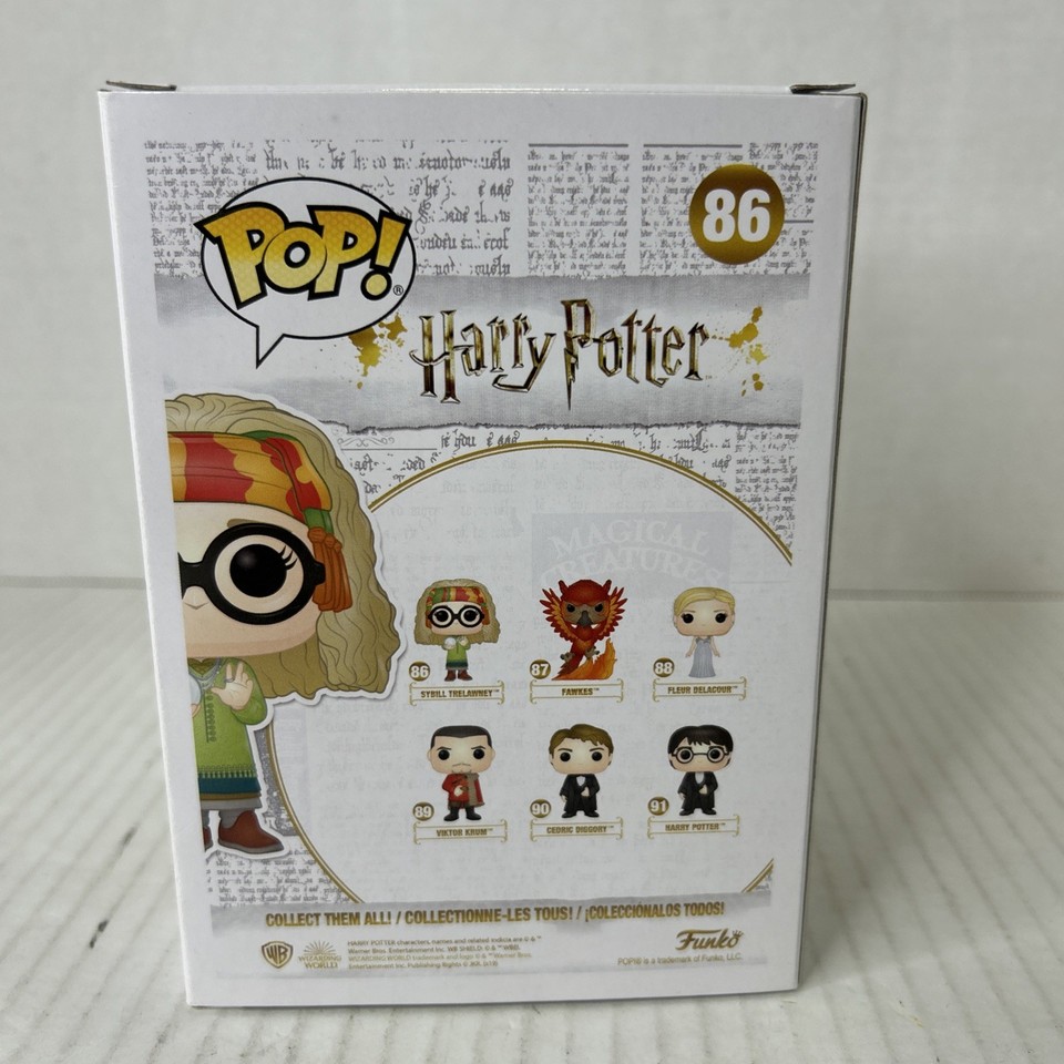 Sybill Trelawney Funko Pop Harry Potter Vinyl Figure 86 F1 | eBay