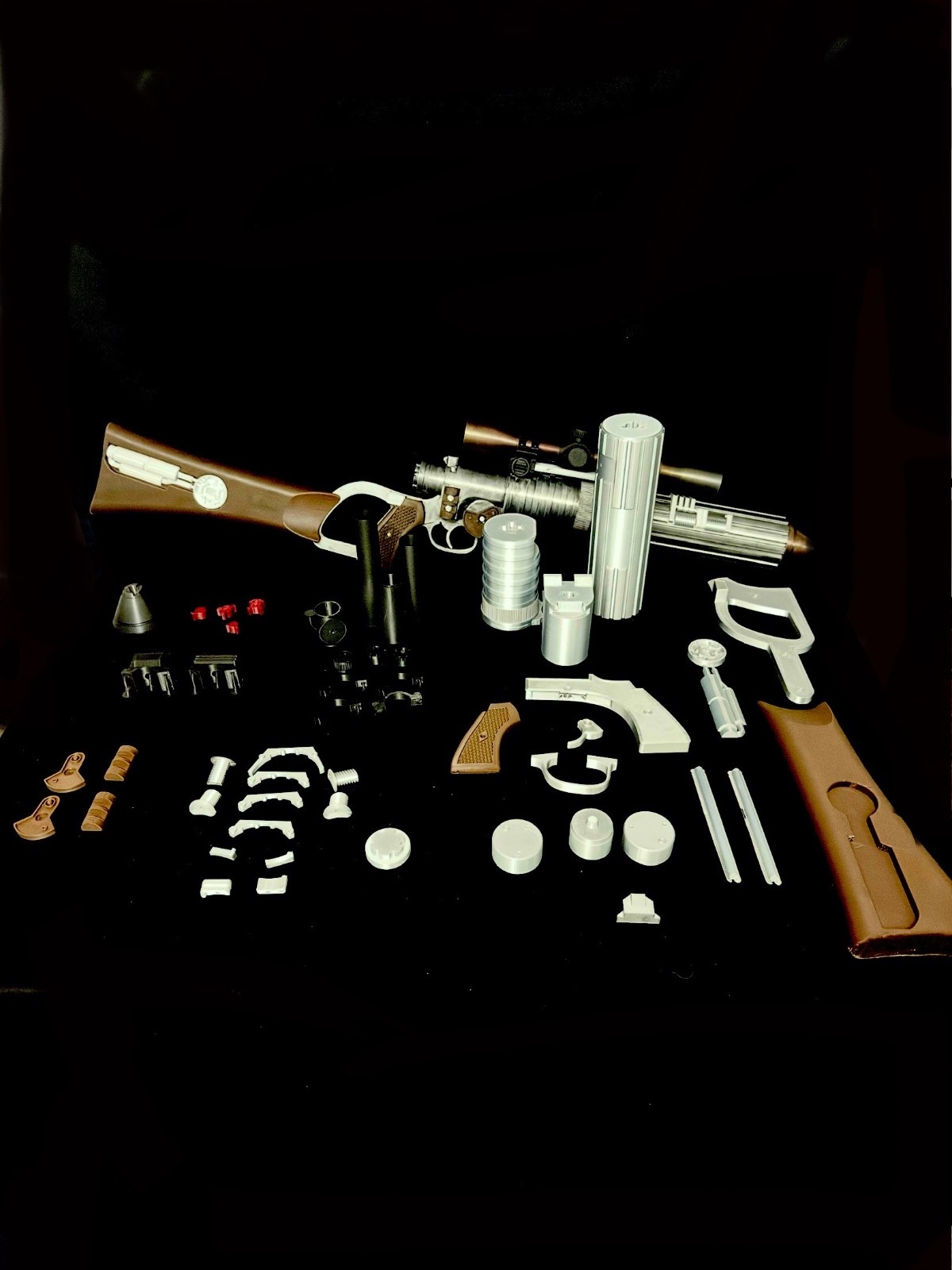 Boba Fett EE3 1:1 Scale Blaster Rifle Prop/Cosplay Display KIT (You ...