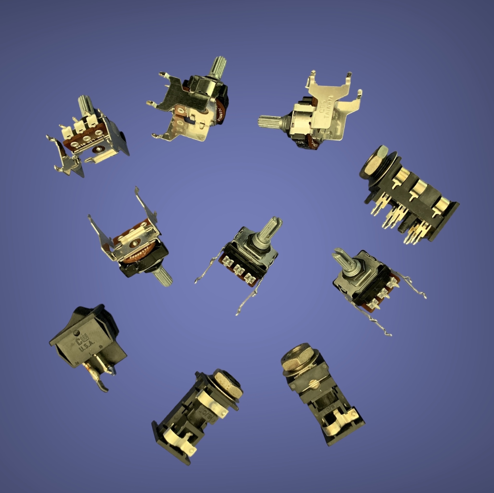 Vintage Peavey RAGE 108 Amp Guitar Amplifier OEM Switch Pot Socket ...