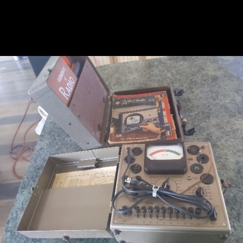 TRIPLETT TUBE TESTER MODEL 2413 With Books And it works! | eBay