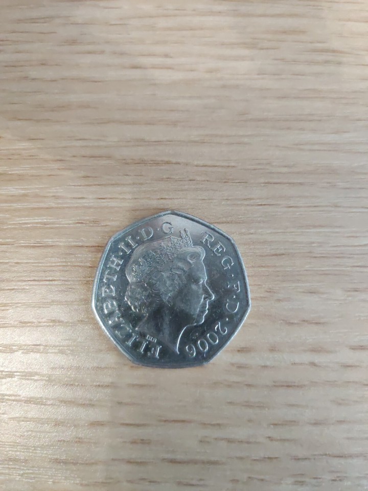 RARE Fifty Pence 50p Commemorative World War 2 ll Coin 2006 wounded ...