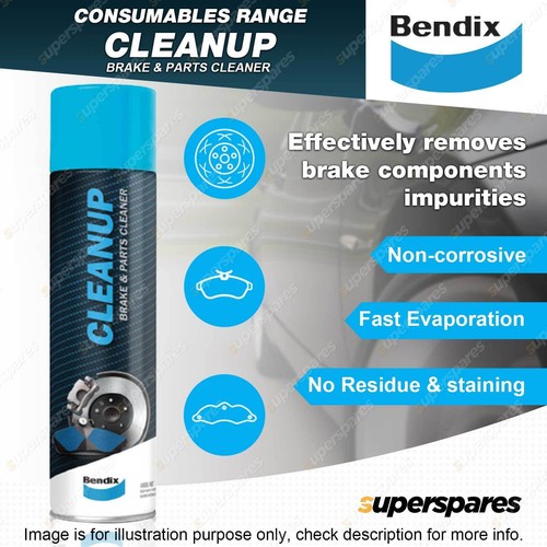 1x Bendix Cleanup Brake Parts Cleaner 400g Spray Can for Brake Components BBC4 | eBay